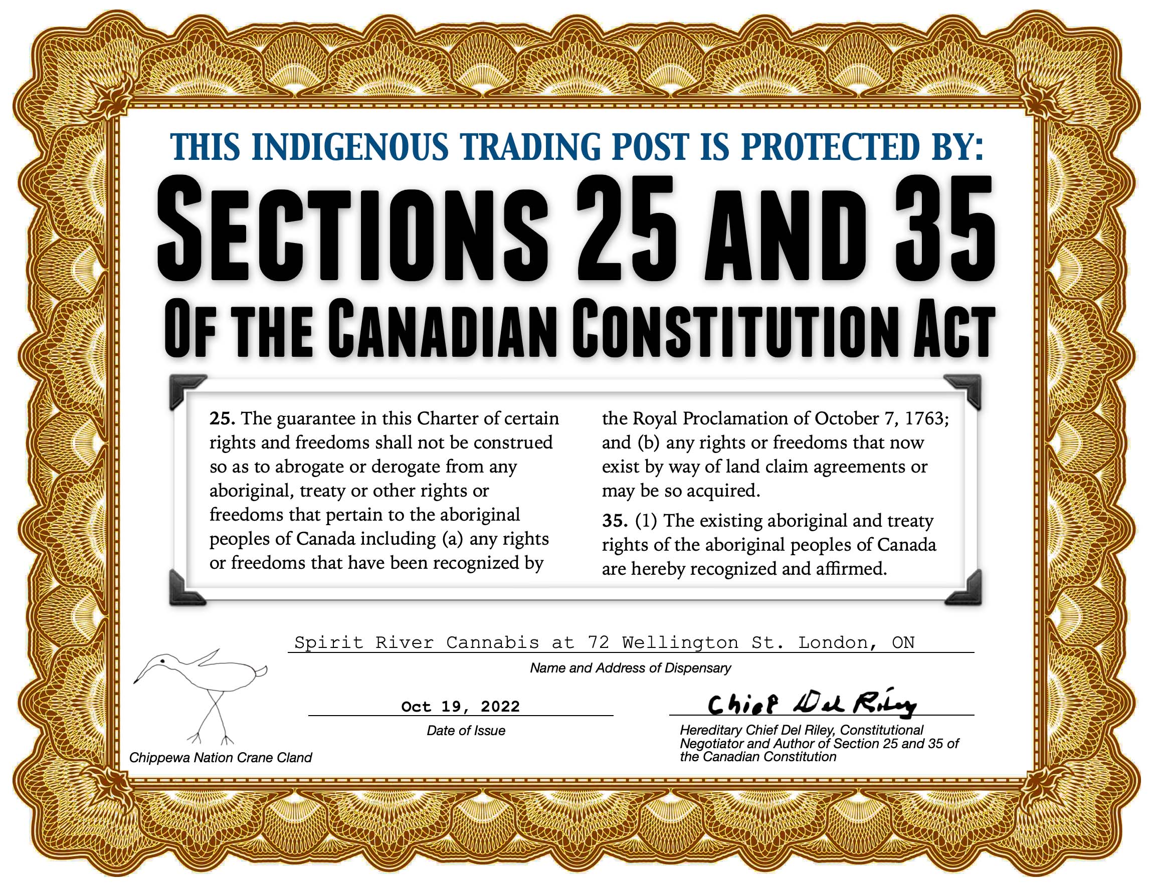 section-35-certificate-for-spirit-river – Dispensing Freedom